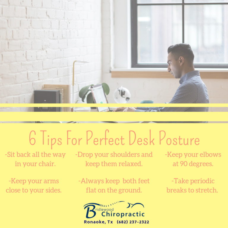6 Tips For Perfect Desk Posture - Bridlewood Chiropractic